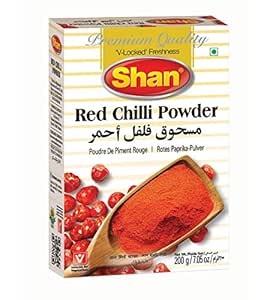 Amazon.com : Shan Red Chilli Powder 7.05 oz (200g) - No Preservative ...