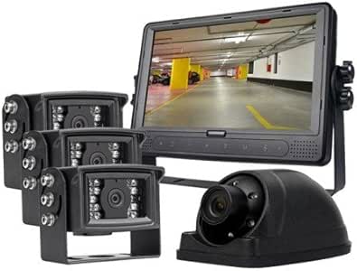 Amazon.com: 4-Camera Vehicle Surveillance System with 9" LCD Monitor ...
