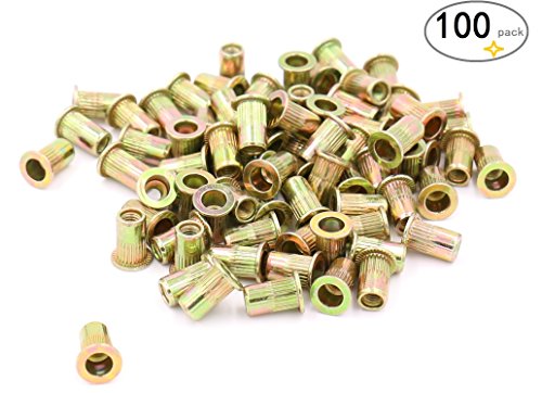 Get iExcell 100Pcs Threaded Rivet Inserts - Rivet Nuts
