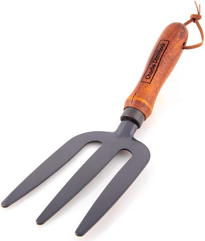 Garden Hand Fork with Traditional Wooden Handle: Amazon.co.uk: Kitchen ...