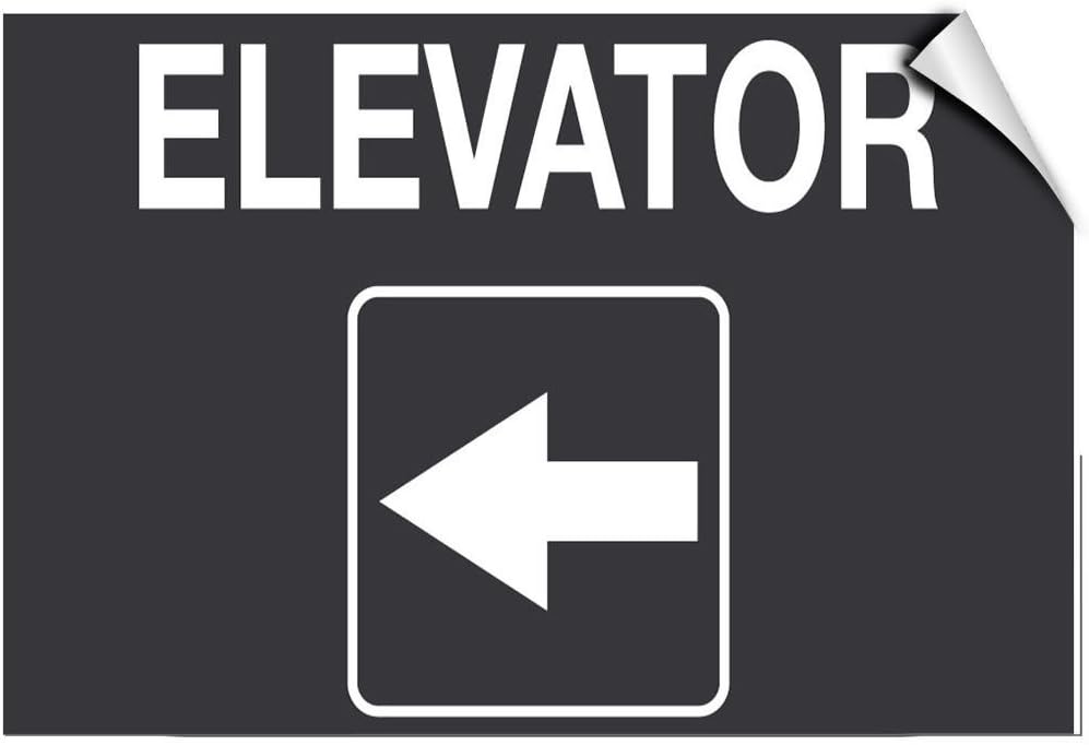 Amazon.com : Elevator Style 3 Business Elevator Label Decal Sticker 8 ...