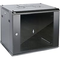 Amazon.com: TECMOJO Standard Wall Mount Server Cabinet IT Network Rack Enclosure Lockable Glass ...