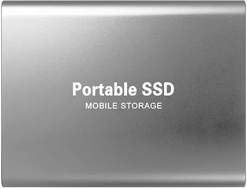 3TB External Hard Drive, Portable High Speed Solid State External ...