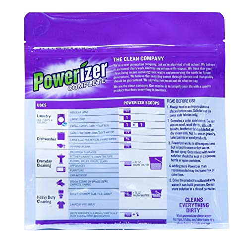Powerizer Complete Laundry Powder Detergent & Multipurpose Cleaner | 3 ...