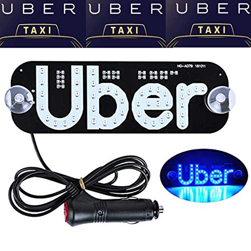 Saw a car that had "Uber" spelled out in blue lights last night and ...