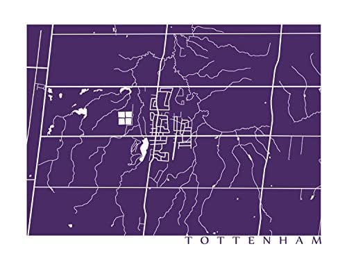 Amazon.com: Tottenham Map Print: Handmade