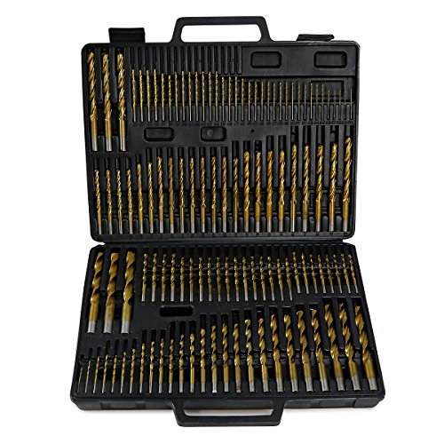 Buy XtremepowerUS 115-Piece Titanium Nitrate Coated HHS Drill Bit Set ...