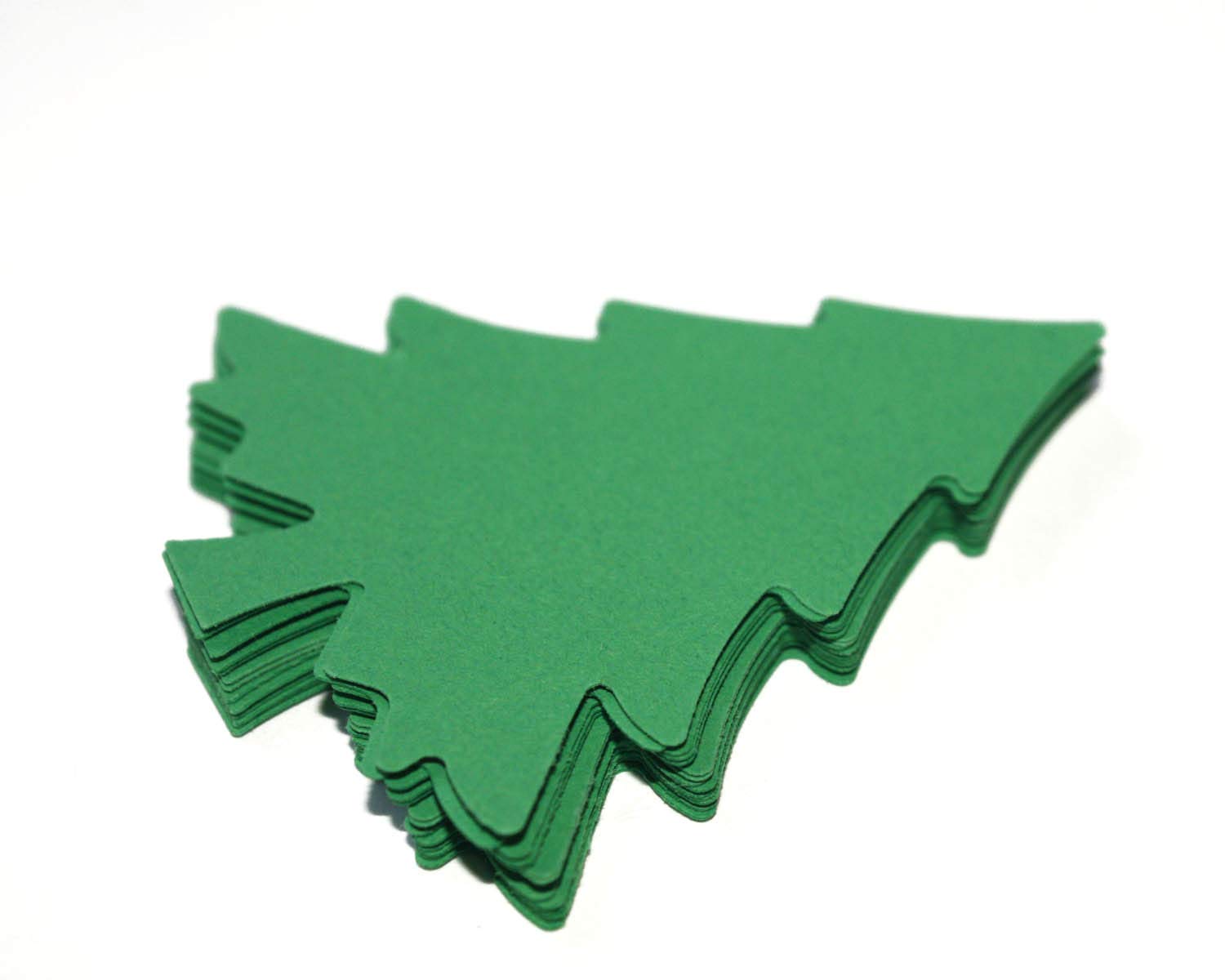 Amazon.com: Christmas Tree Die Cuts (30 Count): Handmade