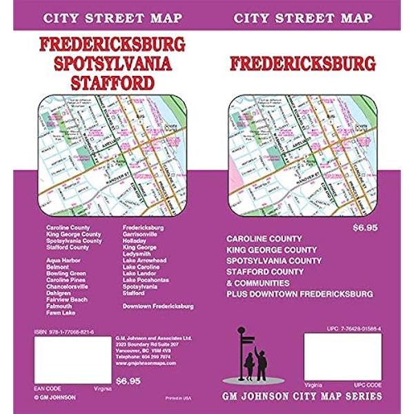 Fredericksburg Va County Map