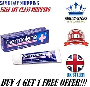 Amazon.com: GERMOLENE Antiseptic Cream with Local Anaesthetic 30g PACK ...