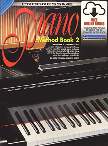 72627 - Progressive Piano Method Book 2 - Book/Online Audio: Gary Turner and Andrew Scott ...