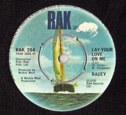 Racey - Lay Your Love On Me - Racey 7" 45 - Amazon.com Music