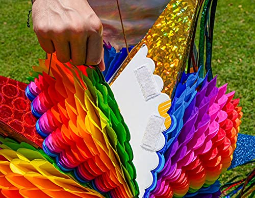 Mexican Large Star Pinata - Festive Rainbow Pinatas Party Decorations ...