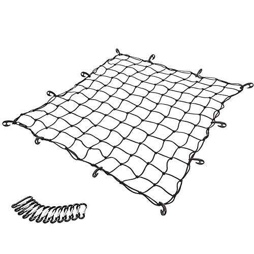 Cargo Net for Roof Rack, 5'x5' Truck Cargo Netting and SUV Rooftop ...