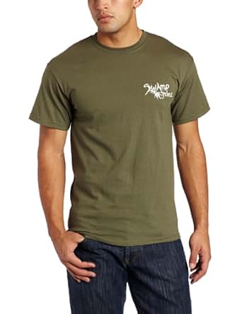 Amazon.com : Swamp People Gator Grip Short Sleeve Tee (Military Green ...