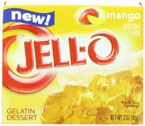Amazon.com : JELL-O Mango Gelatin Dessert Mix (3 oz Boxes, Pack of 24 ...