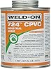 WELD-ON 13531 724 Industrial Grade CPVC Heavy-Bodied High Strength Solvent Cement - Medium ...