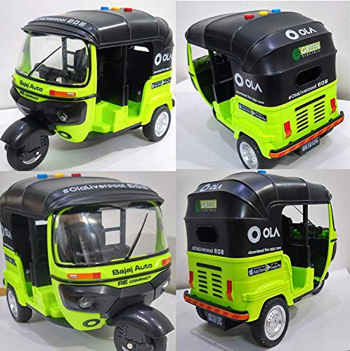Buy HaRvic Auto Rickshaw Toys - Bump & Go Auto Rickshaw Toy with Sound ...