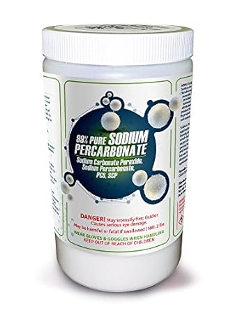 99% PURE Sodium Percarbonate - 2 LB Bottle (solid hydrogen peroxide ...