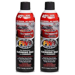 Amazon.com: FW1 Cleaning Waterless Wash & Wax with Carnauba Car Wax (2 ...