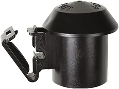 Amazon.com : ElectroBraid 155050 Black T-Post Cap Insulator ...