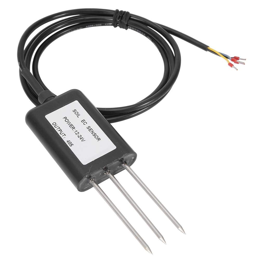 Soil EC Sensor, RS485 Waterproof Soil Salinity EC FC Sensor Transmitter ...