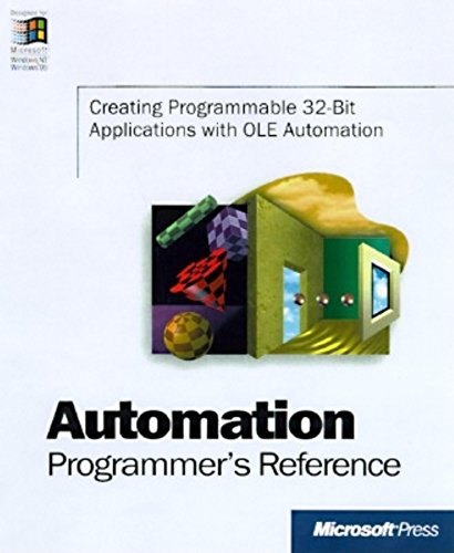 Automation Programmers Reference Microsoft Programming Series Microsoft Press Microsoft