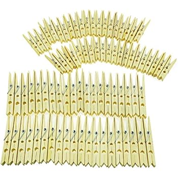 Amazon.com: Heavy Duty Clothes Pins, Made in Italy, 3 X 10 = 30 ...