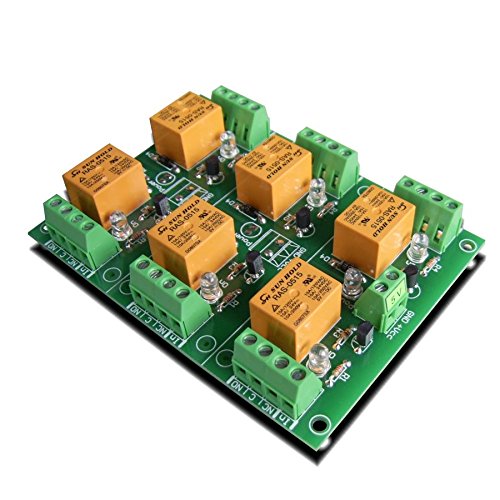 Buy Denkovi 6 Channel 10A relay board 5VDC for your Arduino or ...