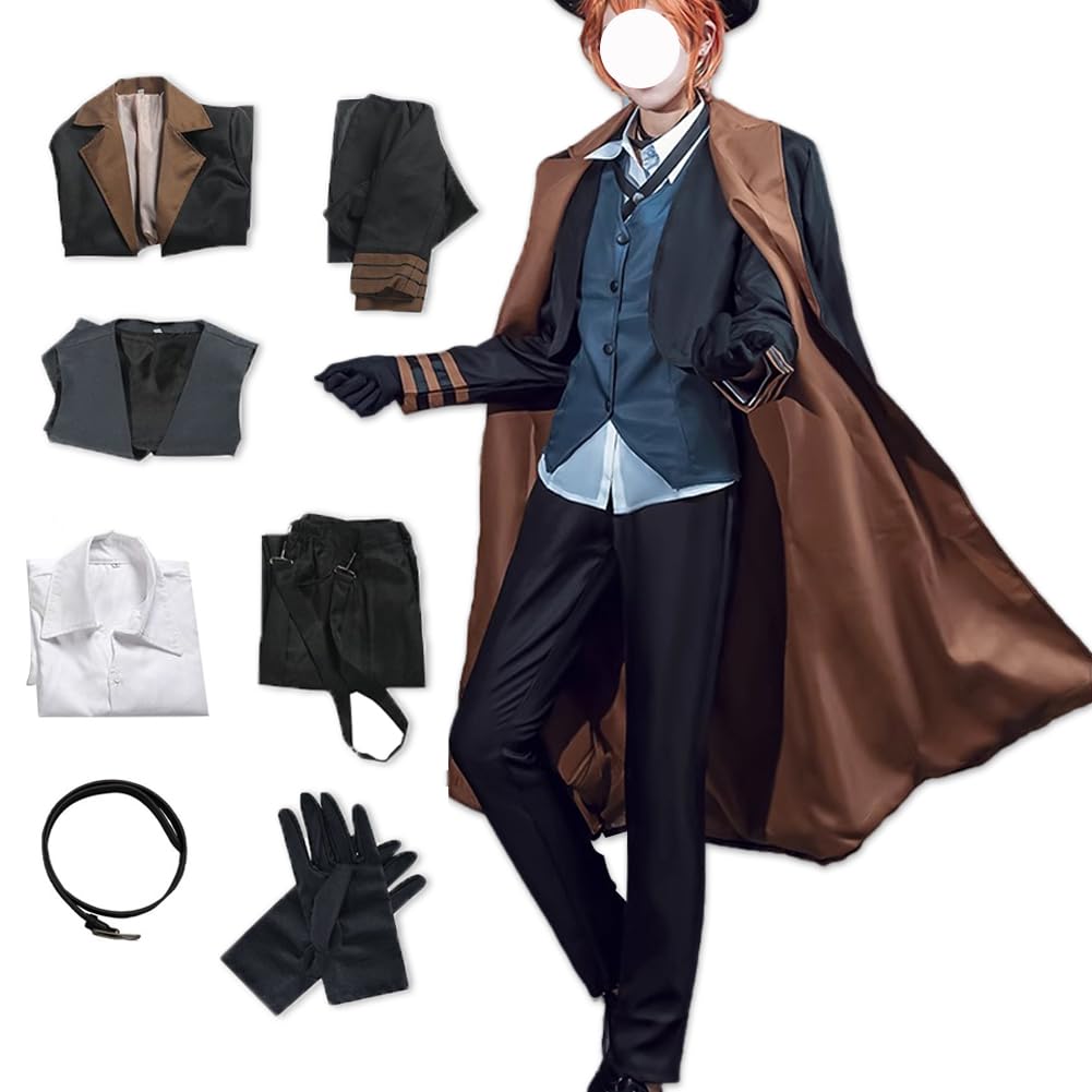 Mua Nakahara Chuuya Cosplay Costume Dazai Osamu Cosplay Uniform Outfit ...