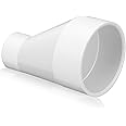 Amazon.com: Pushglossy 4" X 2" PVC Pipe Fitting Schedule 40 Compatible ...