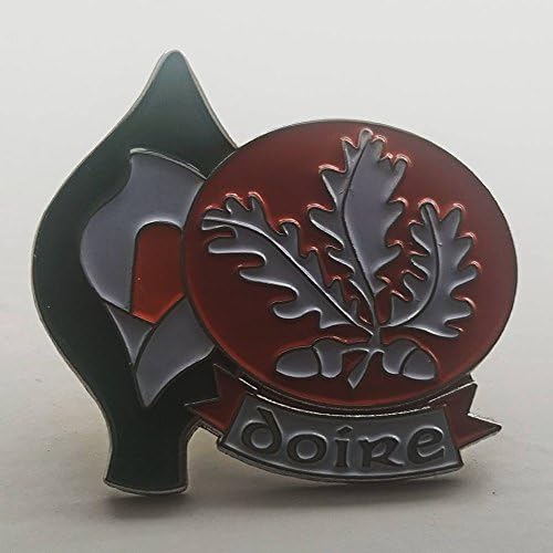 Derry Easter Lily Enamel Pin Badge - Doire Irish Republican 1916 Rising ...