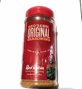 Amazon.com : 3 PACK -RED ROBIN ALL-NATURAL ORIGINAL SEASONING 3-16 OZ ...