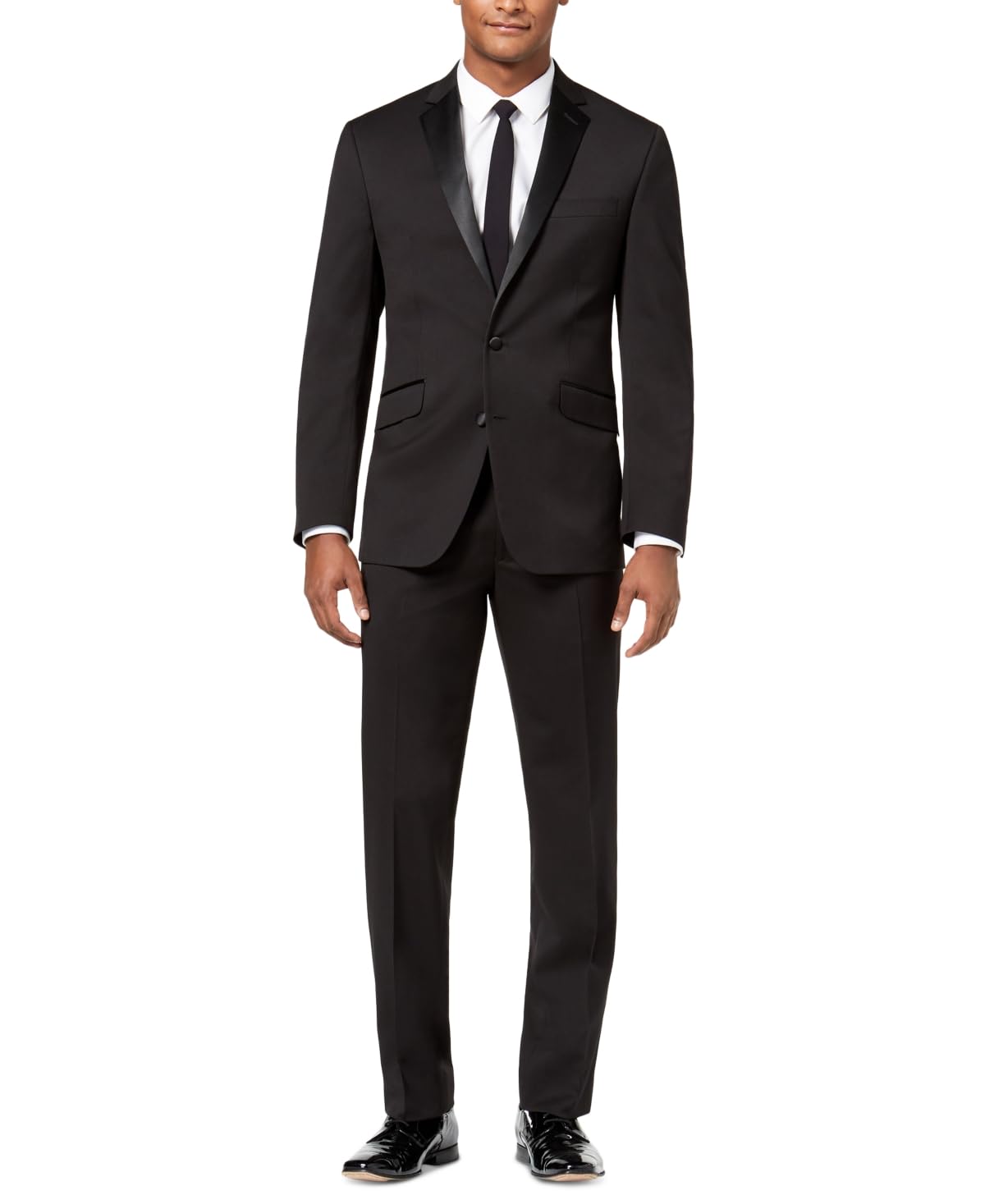 Kenneth Cole REACTION Men's Performance Fabric Tuxedo, Formal Suit for ...