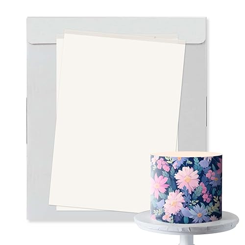 Edible Paper, 25pcs Icing Sheets 11.7" x 8.3"A4 Size for Cakes ...