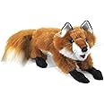 Amazon.com: Folkmanis Small Red Fox Hand Puppet, Red, White, Black ...