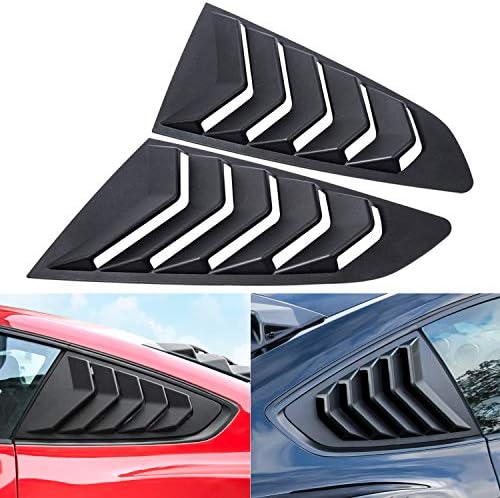 سعر E-cowlboy Side Window Louvers for Ford Mustang 2015 2016 2017 2018 2019 2020 2021 Windshield ...
