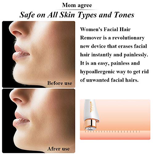 TANAAB Facial Hair Removal for Women Painless Professional Waterproof ...