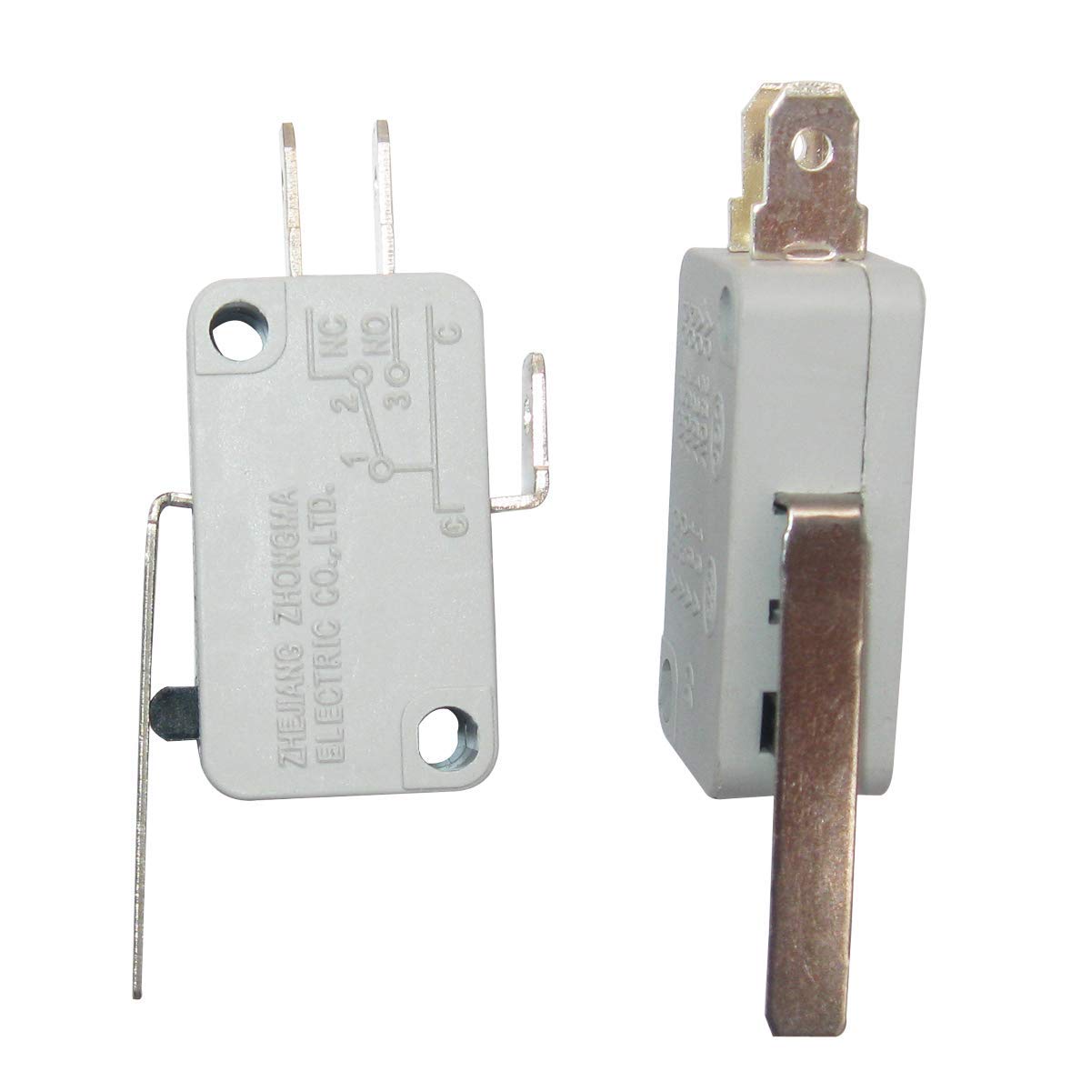Taiss/10pcs V-152-1C25 Hinge Lever Type Miniature Micro Switch SPDT ...