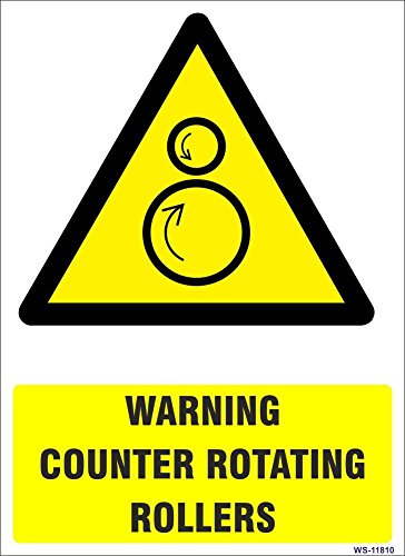 Buy Signageshop High Quality Vinyl Warning Counter Rotating Rollers ...