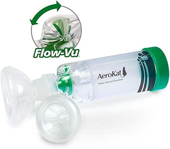 AEROKAT Cat Asthma Aerosol Chamber – Easy to Use Inhaler Spacer ...