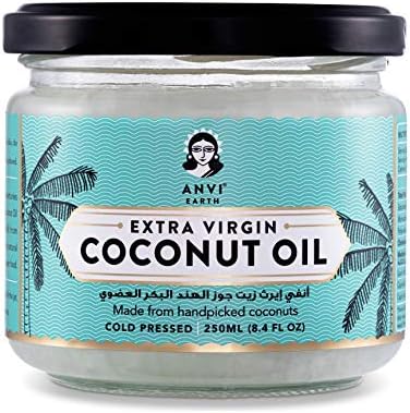 Anvi Earth Extra Virgin Coconut Oil- 250ml price in UAE | Amazon UAE ...