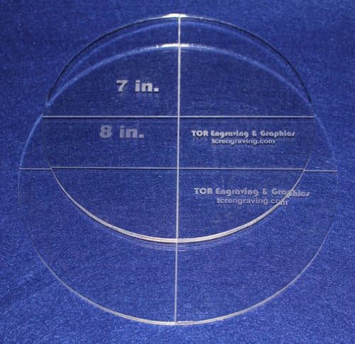 7 Inch Circle Template Collection