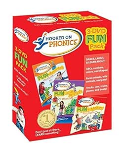 Amazon.com: Hooked on Phonics 3-DVD Fun Pack : Movies & TV