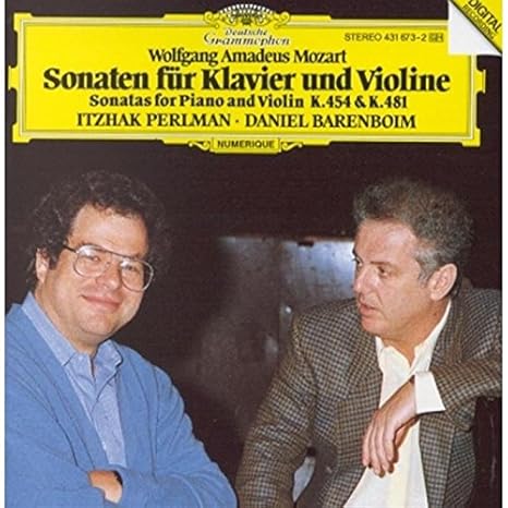 Wolfgang Amadeus Mozart, Itzhak Perlman, Daniel Barenboim - Mozart: Sonatas for Piano and Violin ...