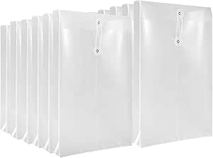 Amazon.com : 12 Pack Plastic Envelopes with String Closure,Super-Thick ...