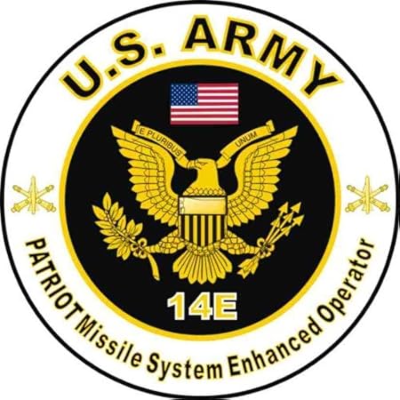 Amazon.com: MilitaryDecals23 Magnet United States Army MOS 14E Patriot ...