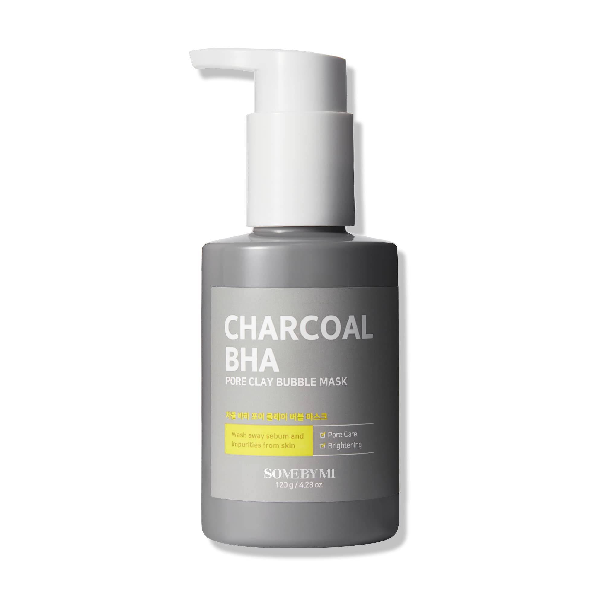 SOME BY MI Charcoal BHA Pore Clay Bubble Mask – 4.23oz, 120g – Korean ...