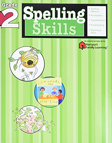 Spelling Skills: Grade 2 (Flash Kids Harcourt Family Learning): Flash ...