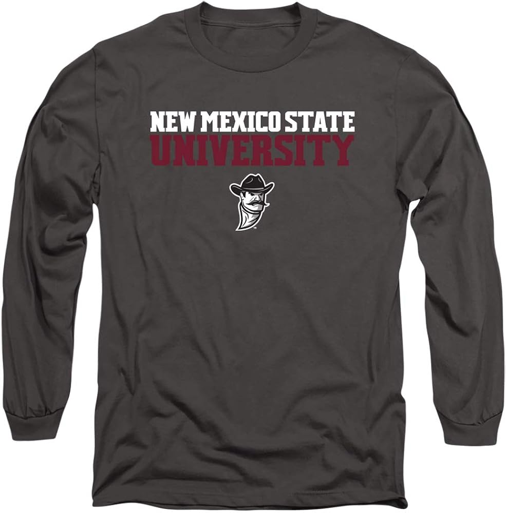 Amazon.com: New Mexico State University Official Stacked Unisex Adult ...